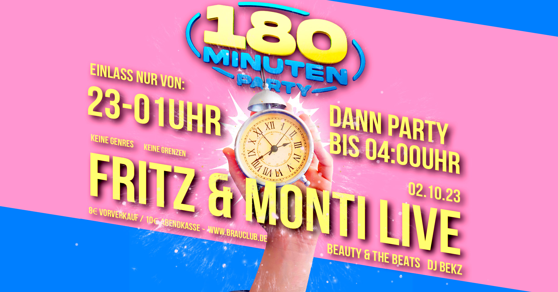 180 MIN PARTY - VORFEIERTAG - BrauClub.de